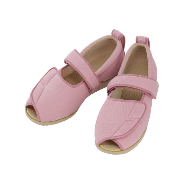 【商品説明】つま先が全開するとともに、甲と折り返しベルトで履き心地を安定させ歩行をサポート。●片足（取り寄せ商品）￥3465●［サイズ］●［スペック・材質］●表素材：綿50％　ポリエステル28％　レーヨン22％●底材：EVA45379448...