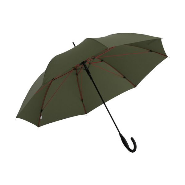 【商品説明】【特長】●裏返りにくい特殊構造、サステナブルになりました。【用途】●雨天時に。【仕様】●色：カーキ●開いた直径(cm)：112●全長(cm)：87●親骨長さ(cm)：65●奥行(mm)：11.5【仕様2】【材質／仕上】●ポリエス...
