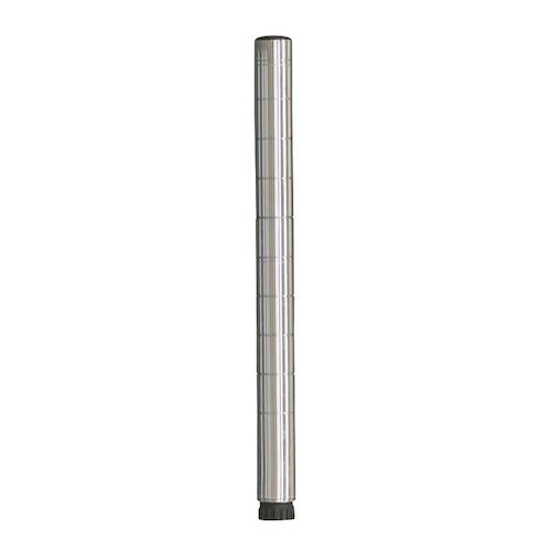【商品説明】●Luminous 25mm用パーツ 25mmごとに刻まれたライン（溝）の位置に、シェルフ(棚）やパーツを取り付けできます。 ポール 組立てカンタン ※シェルフ（棚）のリングは、幅が狭い方が上、広い方が下になります。 (3)一番...