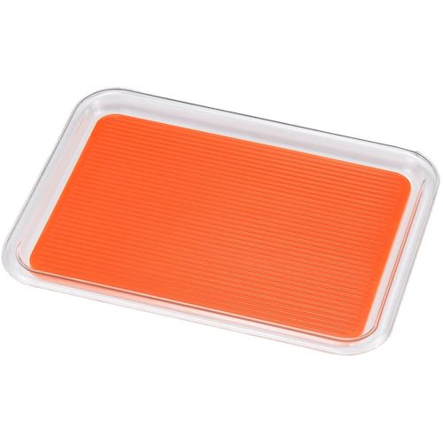 【商品説明】●傾けても滑らず、倒れにくい。マットがはがせてお手入れもラクラク。耐熱温度。トレー：80℃。マット：70℃。