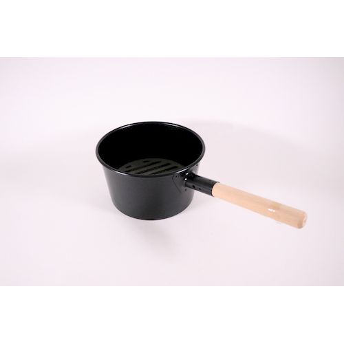 【商品説明】●木柄なので握りやすく熱くなりにくい