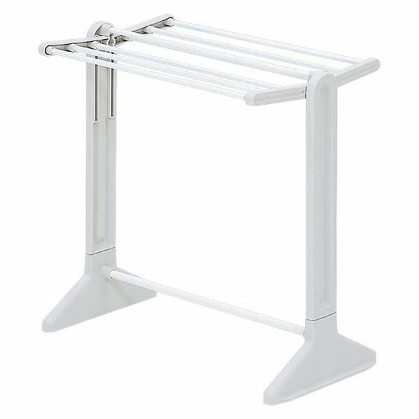 【商品説明】アイリスオーヤマ　TH50KR　物干し タオルスタンド ホワイト タオル7枚分 4905009444786