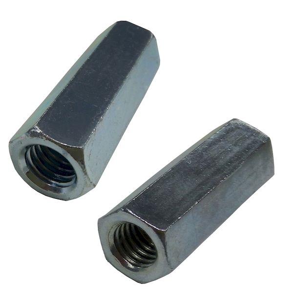 【商品説明】●ユニクロメッキ仕上げのW3/8用長（高）ナット●40mm●商品コード：690-193-00780●品番：JZB 3/8X40LNT●材質：鋼材●表面処理：ユニクロメッキ●呼び径：W3/8●二面幅：14mm●長さ：40mm