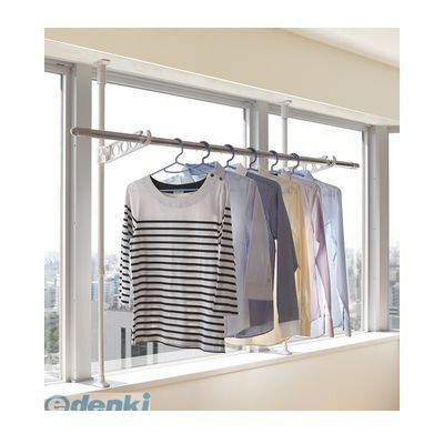 &nbsp;平安伸銅工業&nbsp;06-6228-8986【商品説明】室内干しも邪魔にならない！カラー：白取り付け高（）：85〜128奥行（）：32耐荷重（kg）：10材質（パイプ類）：鉄製・エポキシ樹脂粉体塗装材質（樹脂部品）：ABS樹...