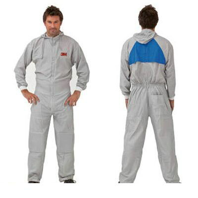 &nbsp; 3M &nbsp; 0570-011-211 ●洗濯して繰り返し使用が可能な塗装ブース内で使用する防護服です。●低発じん性の生地に帯電防止処理が付いたシリコンフリー素材です。●膝パッドが付いているので、グレーチングの上に膝をつ...