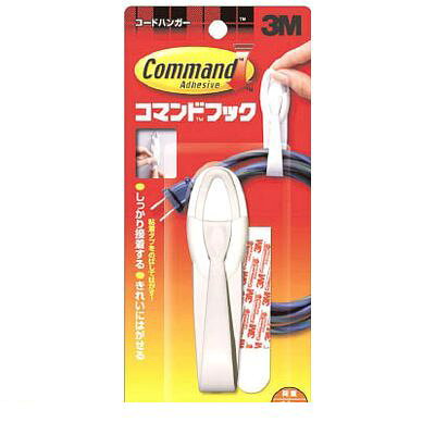 &nbsp; 3M &nbsp; 0570-011-211 ●多くの材質の壁面（平滑面）にしっかり接着し、必要に応じて壁面を傷めず簡単にはがせるコード結束フックです。（壁紙や凹凸面には使用できません）●長尺コード・パソコンまわりの多種類コー...