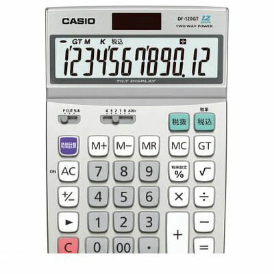 &nbsp; カシオ計算機 &nbsp; 0570-088-901 ●机の上に1台あれば便利なキーが大きいデスクタイプの電卓です。●桁数:12●縦(mm):122.5●横(mm):177.5●厚み(mm):32.7●質量(g):190●グリ...