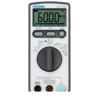 ●多機能なデジタルマルチメータです。●各種電機機器類の検査、調整●質量(g):245●6000カウント表示●バーグラフ付●サンプルレート：3回/秒●電源：単3（R6P）電池x2個●電池寿命：約400時間●オートパワーオフ：16分●本体ケース...