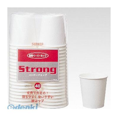 サンナップ03-3862-8965【商品説明】■紙コップの周りをポリエチレンで加工した断熱カップ。■冷たい飲み物にも使えます。■ホワイト■容量：250ml■外寸：口径80×高83．9mm■材質：バージンパルプ■日本製■40個49016270...