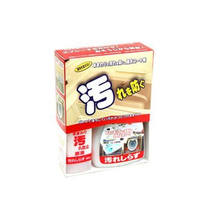 日本ミラコン産業042-321-3666【商品説明】■おふろ場、トイレ、洗面所、シンク等の水まわりの汚れが目立つ部分の洗浄後、スプレーするだけでガンコな汚れを付きにくくします。たとえ汚れが付いたとしても簡単に落すことができます。■効果期間：...