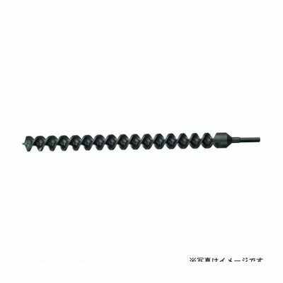 【商品説明】■使用機械：振動ドリル(570W以上)・インパクトレンチ ■全長：600mm ■有効長：500mm■スパイラル(二重溝)加工の為、土はけが抜群■土中への穴あけには最適ですが、氷への穴あけには不向きです。■ビニールハウスパイプ埋設...