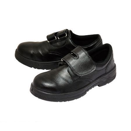 【商品説明】【特長】人工皮革+ウレタン2層底で軽量。4Eなので足が幅広の方にお勧め。【用途】軽作業全般【注意】■素材の特性上、熱作業や金属の切り屑の出る作業、薬品を使用する現場での使用は避けて下さい。【形状】短靴【色】ブラック【サイズ(cm...