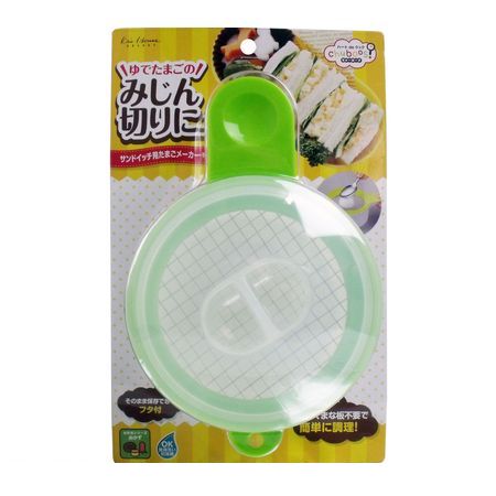 【商品説明】【発売元:貝印】ゆでたまごのみじん切りに!!たまごサンドを作るときに便利な、ゆでたまごのみじん切り器です。ゆで卵をつぶす→マヨネーズなどと和える→保存がこれ一つでできます。■chuboos!親子で楽しく、コミュニケーション・クッ...