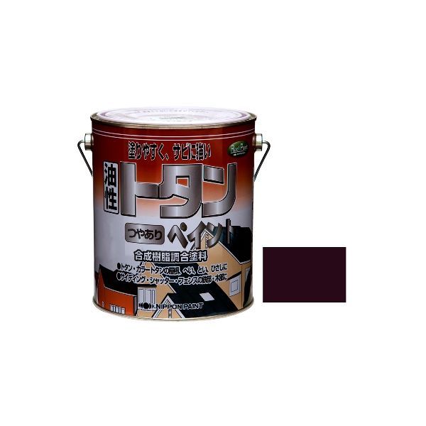 【商品説明】トタン屋根用塗料 つやあり さびに強い●日光や風雨に対して、優れた耐久性を持つ合成樹脂塗料です。●さび止め効果に優れ、トタンを保護します。●トタンに対する密着性に優れ、美しい色とツヤが長持ちします。●用途：屋根、下見板、ひさしな...