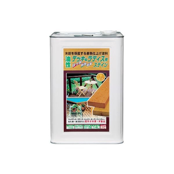 【商品説明】木部塗料 デッキ＆ラティス 浸透性と撥水性に優れる 木部ガーデン用●木材の防虫・防腐・防かび効果に優れ、強力はっ水効果により木材を長期間保護します。●木材に深く浸透して通気性を保ちながら、木材の耐久性を高めます。●低臭で木目を生...