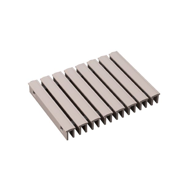 【商品説明】●特徴：曲線対応。左右に曲がるため現場で自在に敷設が可能です。屋外使用可能です。耐熱水・耐候性に優れています。上面が滑りにくい軟質アクリルのため、冷たくありません。底部にも軟質アクリルを使用しているためズレやガタつきを抑制します...