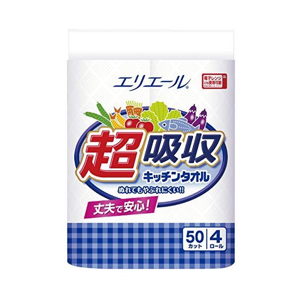 こちらの商品は、ご注文後納期確定まで約8日かかります。【商品説明】商品サイズ (幅×奥行×高さ) :210×210×228mm原産国:日本内容量:4ロールメーカー:大和製紙●丈夫で安心! 独自のエンボス加工によるパルプシートで、濡れても破れ...