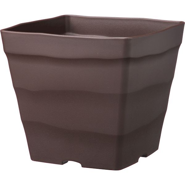 【商品説明】ミドルサイズのスクエアポット。シュラブ系の植物におすすめです。4905980140080