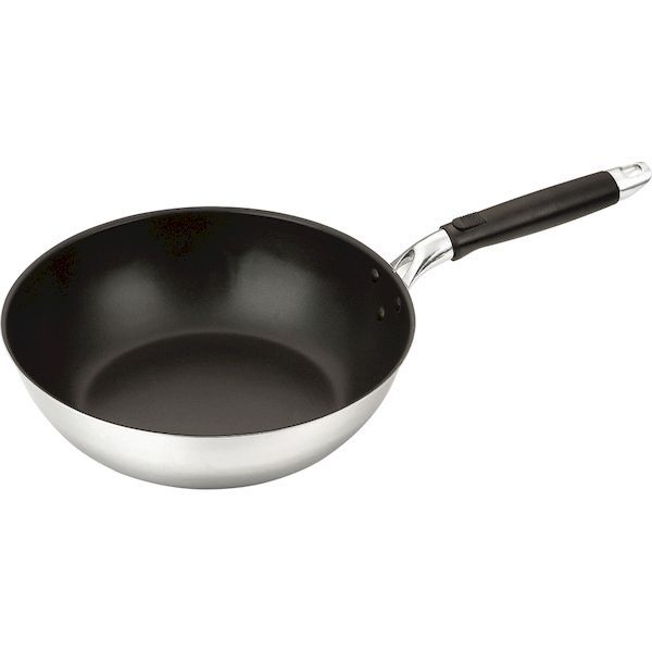 【商品説明】●サイズ：直径280×深83mm●板厚：2.6mm●質量：900g●材質：アルミニウム内面/ナバロンハードコート　外面/ミラー仕上げ　底/ステンレス圧着4967151001187