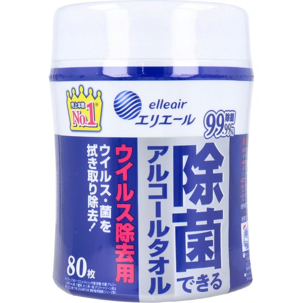 アルコールとポリアミノプロピルビグアミド配合！拭くだけで簡単にウイルス・菌を除去します。●らくらく取り出し口：シートを簡単にセットでき、取り出しもスムーズ。使いやすい設計になっています。●身のまわり品のウイルス対策としてお使いください。●お...