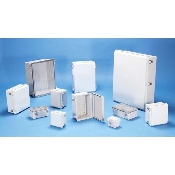 【商品説明】・FA・制御/電設工事、通信機器など様々な分野で使用可能な鍵付プラボックスです。・全50サイズ 、トップカバーはライトグレーと透明の2タイプが選択可能で、耐熱性・難燃性に優れたポリカーボネート製です。通信機器、太陽光発電接続箱等...