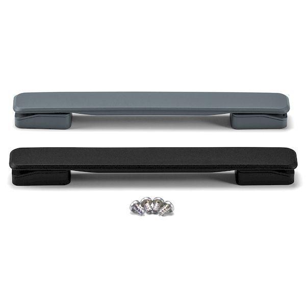 【商品説明】・持ったときの荷重に対応して弾力性のあるエラストマ樹脂製取手です。・許容荷重 ： 20kgf●自重：62.2g●色：ブラック●材質：PU/ABS