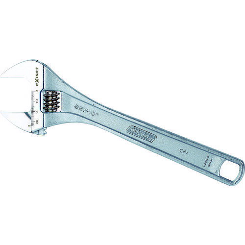 【特長】●メモリ付ワイドタイプです。●ヨーロッパ産の鋼を使用し自社工場で一貫生産品です。【仕様】●全長(mm)：115●最大口開き(mm)：13【材質／仕上】●クロムバナジウム鋼●表面処理：クロムメッキ【原産国】スペイン