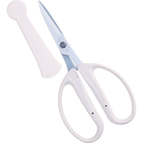 【特長】●高級フッ素加工で刃にヤニやシール粘着がつきにくいです。●ギザ刃部分でアルミ線、銅線、なまし針金（＃18相当）まで切れます。【用途】●フラワーアレンジメント、生花、ガーデニング。【仕様】●切断能力：針金＃18●全長(mm)：160●...