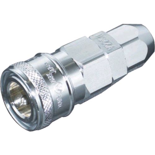 ヤマトエンジニアリングメーカーお問い合わせ：072-985-0154【特長】●重要な構成部品には焼入れを施し強度を向上、耐摩耗性・耐久性も抜群です。【用途】●工場内のエアー配管やエアー工具のホース接続に。【仕様】●耐圧力(MPa)：2.0●...