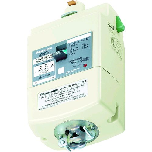 【特長】●上段3P回路用のターミナルプラグです。●モータブレーカ内蔵（BBW -30CM型）です。【仕様】●定格：3P200V・E付●モーター定格：0.2kW用【仕様2】●色：クリームグレイ●ファクトライン100・60共通【注意】●ファクト...
