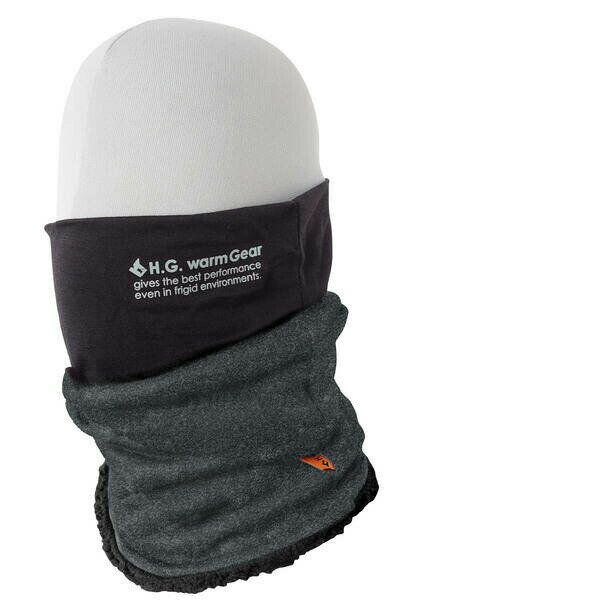 喜多 KITA フェイスガード付ネックウォーマー（裏ボア）　No8670　ブラック　フリー 4931530686708