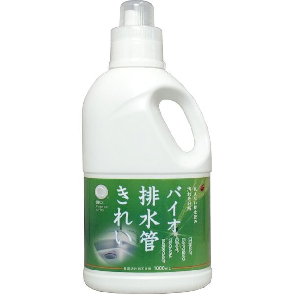 環境のこと、ラクしてきれいを保つこと。両方考えて作られました！配水管キレイは環境に配慮しながら、見えない配水管の隅々まできれいに！本品のバイオは商品に含まれる栄養分を利用して、カビを抑制する物質を発生します。その働きで空間をクリーンに保とう...