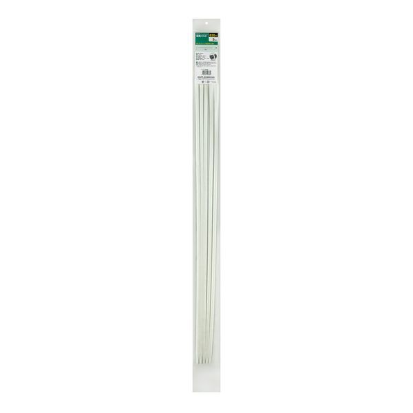 ■全長：830mm■幅：9mm■最大結束内径：239mm■引張強度：79.4kg■使用温度範囲：-40℃〜+85℃■材質：66ナイロン■5本入■カラー：ホワイト●使い方いろいろ、簡単結束に便利4901087206889