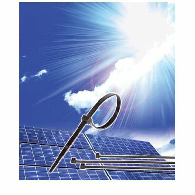 ●屋外施工に必要な耐候性に加え、耐塩害性にも強い「11ナイロン製」で、塩害が考えられるような地域での過酷な環境でも安心してお使い頂ける結束バンドです。●太陽光発電システム向けに、架台（ラックシステム）付近でのケーブル、配管の結束と固定に。●...