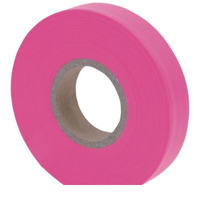 【商品説明】■幅が15mmになり大量にご使用の場合もかさばりません。■目印として。■引張強度(N/mm)：-■基材：塩化ビニル樹脂■色：ピンク■長さ(m)：50■粘着力(N/mm)：-■表示内容：-■幅(mm)：15■粘着テープ幅(mm):...
