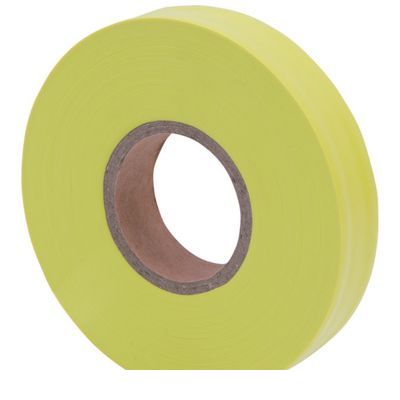 【商品説明】■幅が15mmになり大量にご使用の場合もかさばりません。■目印として。■引張強度(N/mm)：-■基材：塩化ビニル樹脂■色：イエロー■長さ(m)：50■粘着力(N/mm)：-■表示内容：-■幅(mm)：15■粘着テープ幅(mm)...