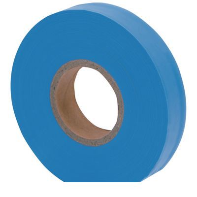 【商品説明】■幅が15mmになり大量にご使用の場合もかさばりません。■目印として。■引張強度(N/mm)：-■基材：塩化ビニル樹脂■色：ブルー■長さ(m)：50■粘着力(N/mm)：-■表示内容：-■幅(mm)：15■粘着テープ幅(mm):...
