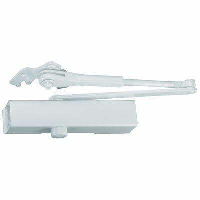【商品説明】■簡単に取り替えができる取替用ドアクローザです。■ほとんどのメーカー機種のねじ孔に対応できます。■開戸用。■奥行(mm)：48■高さ(mm)：120■色：ホワイト■適用扉質量(kg)：45■幅(mm)：330■ストップ機能付45...