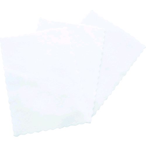 【特長】●繊維が小さなホコリをかき取り、汚れを強力に拭き取ります。●ソフトでしなやかな肌ざわりです。【用途】●手磨き用研磨剤に。●油脂研磨剤の拭き取りに。【仕様】●色：白●幅(mm)：105●長さ(mm)：155●パック入数(枚)：■■■【...