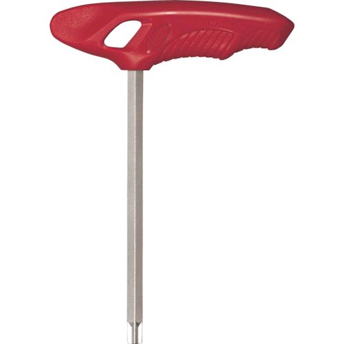 エイトメーカーお問い合わせ：06-6793-9025【特長】●トルクスプラス［［R下］］レンチT型樹脂グリップです。【用途】●トルクスプラスねじの締結及び緩め作業に。【仕様】●刃先：25IP●全長(mm)：132●軸長(mm)：105【仕様...