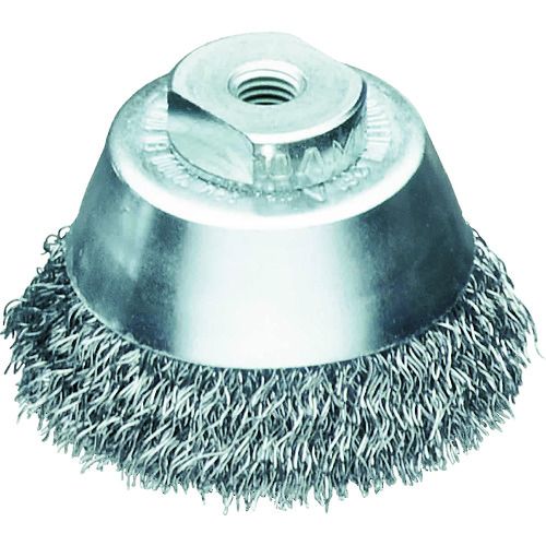 【特長】●高品位の線材を使用しており、広い面を効率的に作業ができるカップブラシです。●耐久性に優れており、長寿命です。【用途】●溶接業、鉄鋼業、造船業などの現場に。●鉄鋼、非鉄金属の研磨、溶接のバリやスラグ・サビの除去、塗装の剥離作業、表面...
