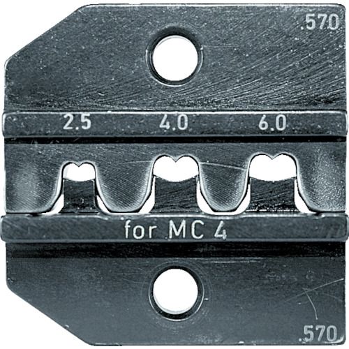 【特長】●圧着システムプライヤー（PEW12）用の圧着ダイスセットです。【仕様】●全長(mm)：65●圧着能力(［［MM2］］)：2.5、4、6●適合機種：本体品番：624-000-3、R624-281-3-0、R624-369-3●端子：...