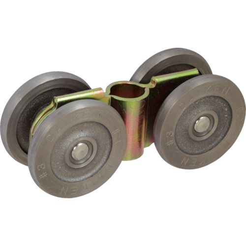 ダイケンメーカーお問い合わせ：0276-70-5655【特長】●軸受部には含油焼結合金を使用しています。●軸受部に含油焼結合金を使用しています。【用途】●扉吊り用。●吊りボルトは別途ご用意ください。【仕様】●耐荷重(kg/個)：75●適用レ...