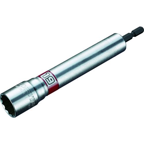 ロブテックスメーカーお問い合わせ：072-980-1111【特長】●18Vインパクト対応です。●ボルト・ナットの角を確実にとらえ、面接触で角を傷めません。●電ドルソケットの基本形状です。●深穴式になっており、雄ネジの飛び出しが長い場合でも使...