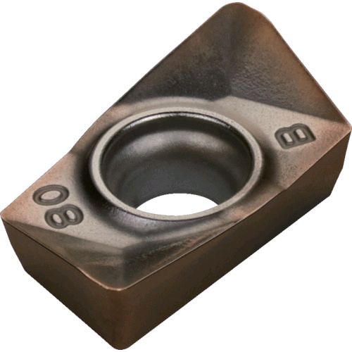 日立ツールメーカーお問い合わせ：0120-134159【特長】●耐摩耗性と靱性のバランスに優れた微粒超硬母材と新コーティング（AJコーティング）採用により耐摩耗性と耐チッピング性が向上しました。【用途】●適用カッター: AHU(アルファ超快...