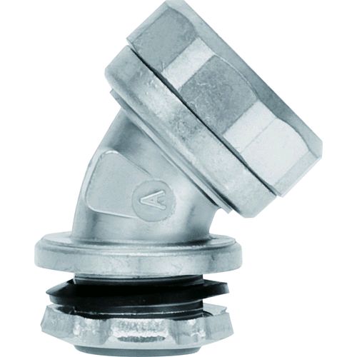 三桂製作所メーカーお問い合わせ：06-6378-6501【特長】●配線を45°に出す際に便利です。●通線口には、インシュレータを取り付けておりますので絶縁ブッシングの取り付けは必要ありません。【用途】●ケイフレックスを制御盤類のノックアウト...