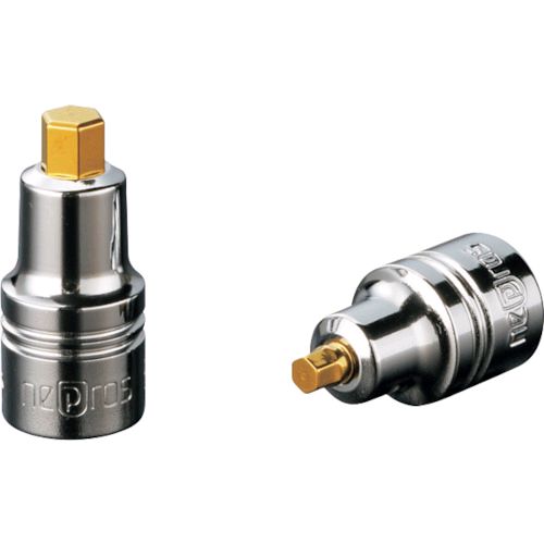 【特長】●スタッビタイプのビットは全長が短いため、ねじれにくく、かけた力がロスなく伝わります。●固着したボルトの緩め作業にもおすすめです。【用途】●六角穴付ボルトの脱着【仕様】●差込角(mm)：6.35●全長(mm)：23.7●対辺寸法(m...