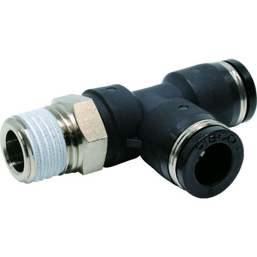 日本ピスコメーカーお問い合わせ：0265-76-2511【特長】●機種を豊富に取り揃え、あらゆる空気圧配管に対応します。●機種により取付け後、チューブの取出角度が変えられます。●条件により、水を流すことも可能です。【仕様】●接続口径：R1/...