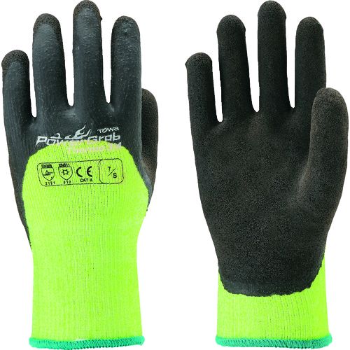 東和コーポレーションメーカーお問い合わせ：0120-62-1001【特長】●天然ゴムをコーティングしているため、引き裂きに強く、しなやかで作業性の良い手袋です。●あたたかい裏起毛タイプで、保温性に優れています。●指部分を全てコーティングして...