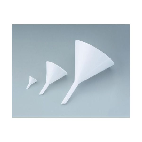 【特長】●耐薬品性に優れた液体濾過用ロートです。【用途】●ロート【仕様】●口径(mm)：80.0●高さ(mm)：107.0【材質／仕上】●本体：ポリエチレン（HDPE）【原産国】日本